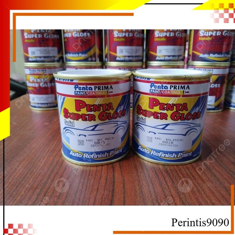 0020 NC CAT DUCO HITAM KILAP PENTA SUPERGLOSS BLACK CAT PENTA HITAM ...