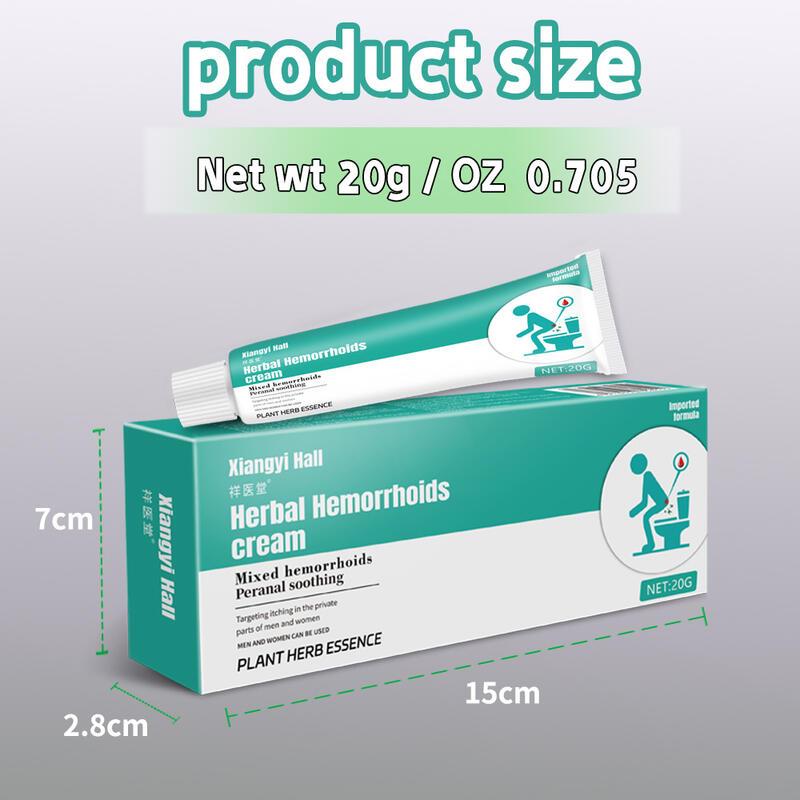 Herbal hemorrhoid soothing cream ointment, antibacterial and anti ...