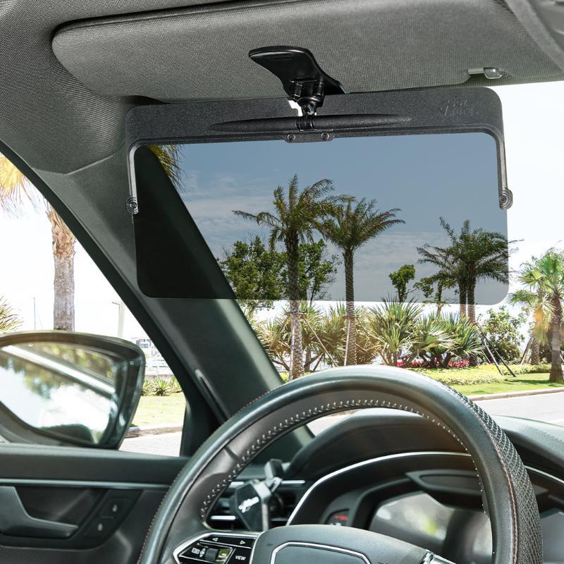Joytutus Sun Visor for Car - Universal Anti-Glare Polarized Visor ...