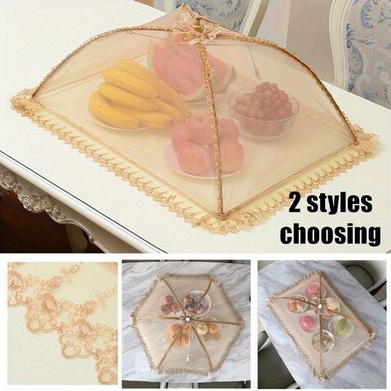 New Umbrella Food Cover Fly Repellent Mosquito Meal Cover Lace - TikTok ...