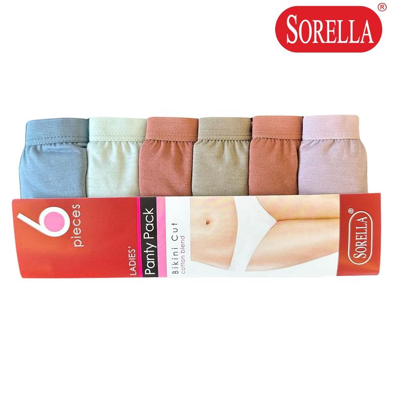 BUY 5 GET 1 SORELLA AO340 plain colors pink purple grey blue - TikTok Shop Philippines