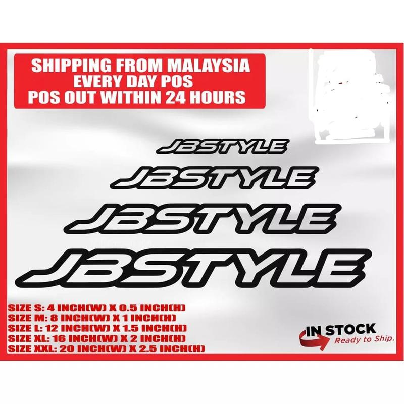 JB STYLE CAR STICKER KERETA - TikTok Shop Malaysia