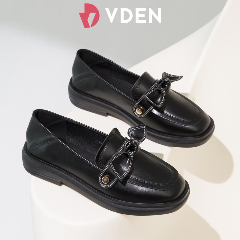 VDEN Fiber Leather shoes for Women 1INCH/2.5CM 778-1 Slip-on - TikTok ...