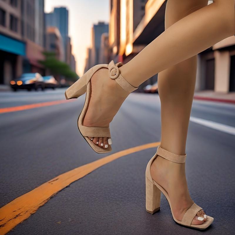 Summer Collection: Elegant Ultrahigh Block Heel Sandals for Women ...