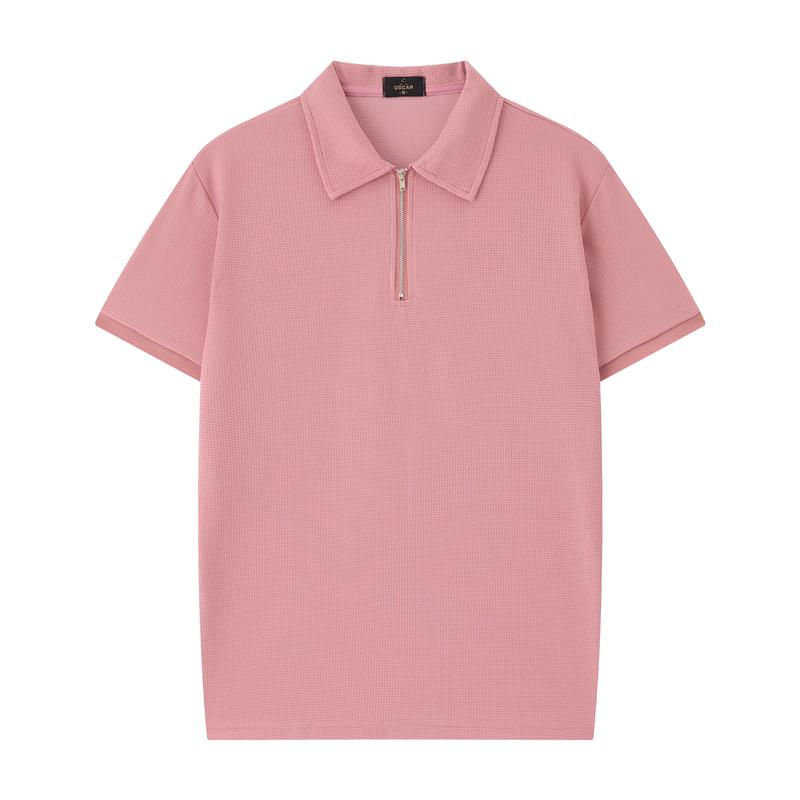 Kinwoo T598 Mini Waffle Casual Style Polo Shirt For Man Korean - TikTok ...