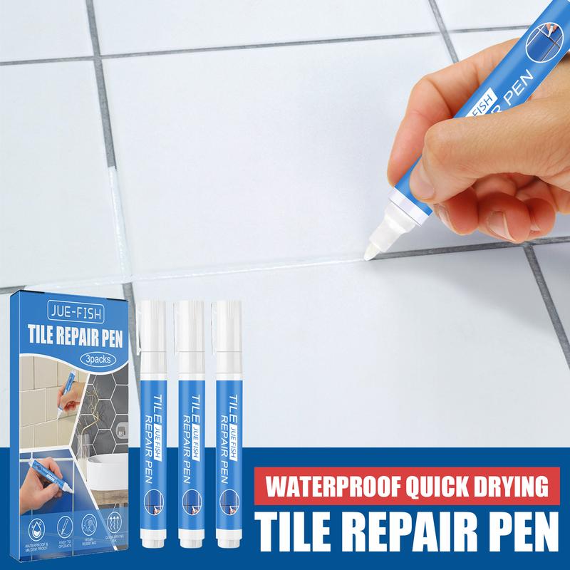Jue fish tile repair pen-bathroom waterproof grout fixer | anti-mold ...