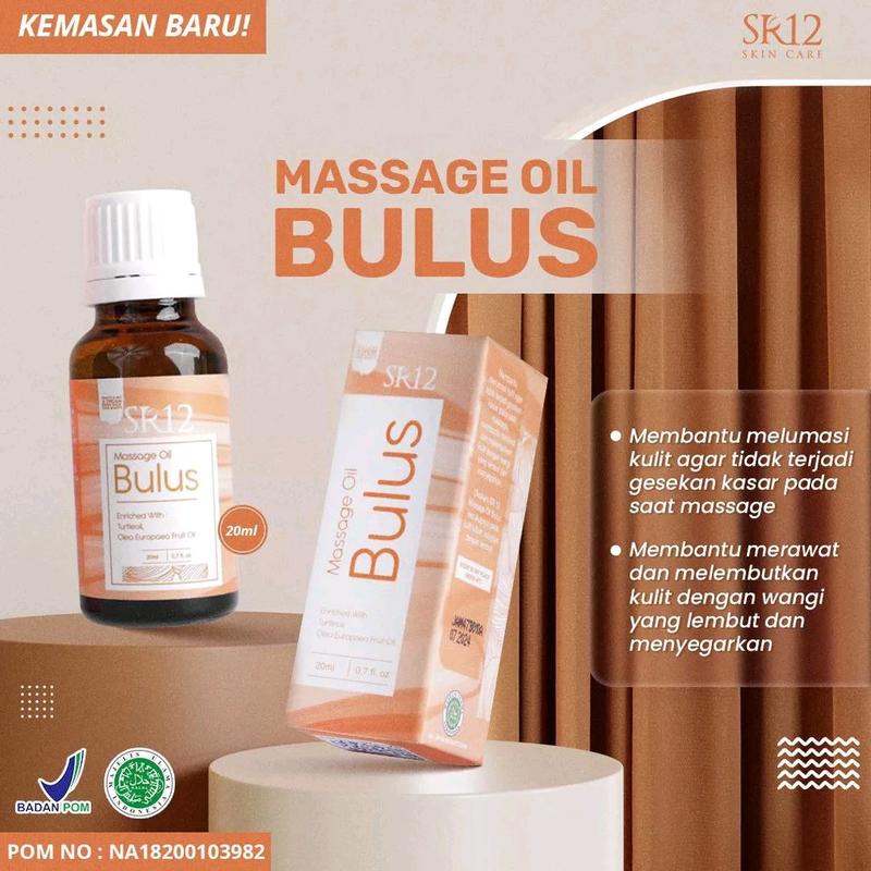 SR12 MINYAK BULUS 20ML MASSAGE OIL BULUS MEMUDARKAN STRECHMARCK - Shop ...