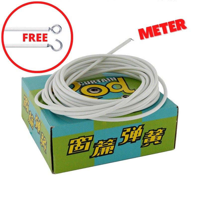 Curtain Rod Spring Wire Cord High Quality Multipurpose / PVC Coat Tali ...