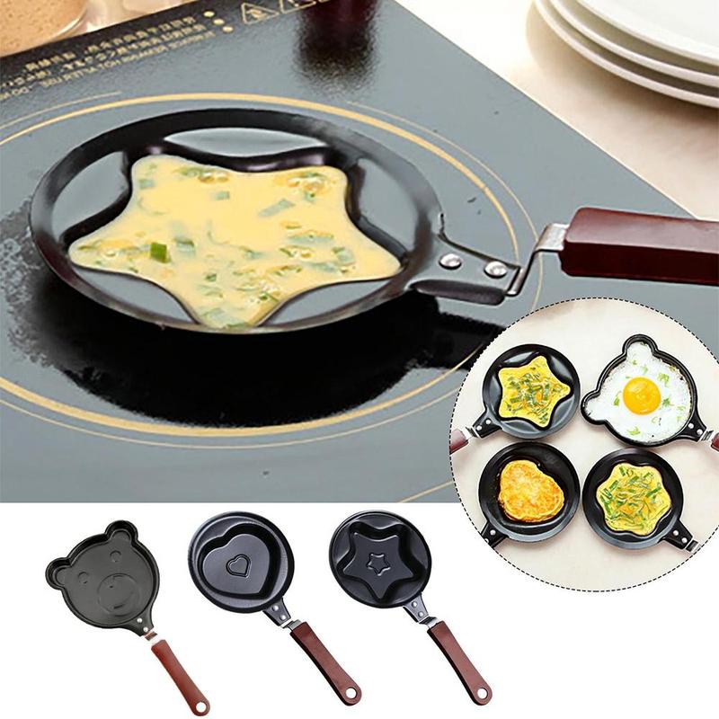 Non Stick Egg Omelet Frying Pan Love Breafast Cartoon Egg Fryer ...