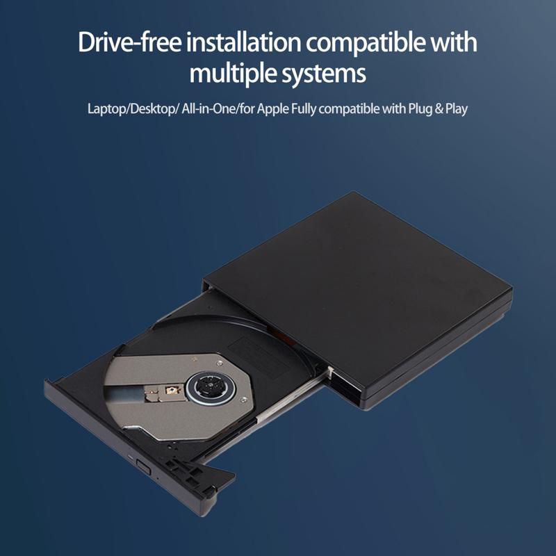 alyoad- External DVD Burner Portable Universal External DVD Player ...