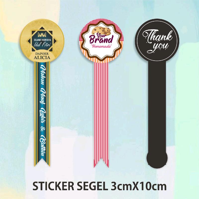Stiker Label Segel Seal Stoples | Box Costume | Dekorasi Kertas - Shop ...