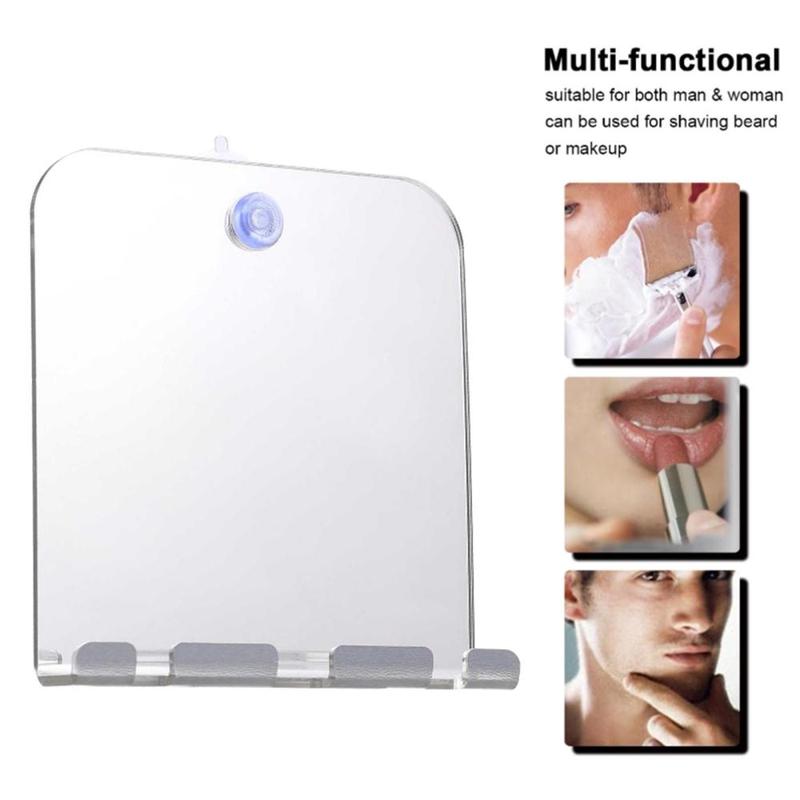 Unbreakable Acrylic Fogless Mirror with Razor Hook No Fog Mirror ...