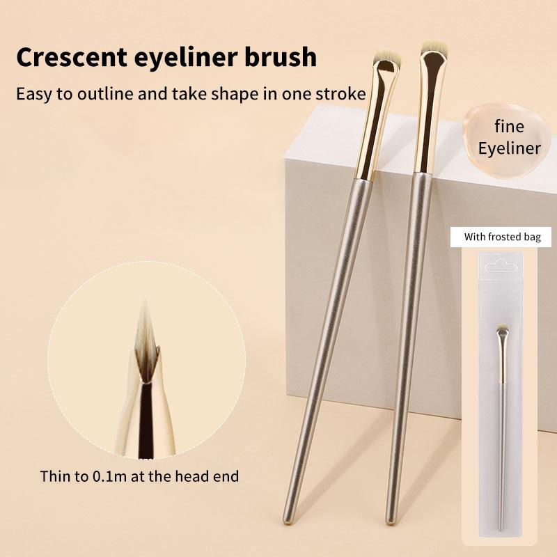 [COOL]Crescent Eyeshadow Brush Diagonal Eyeliner Brush Draw Outline ...