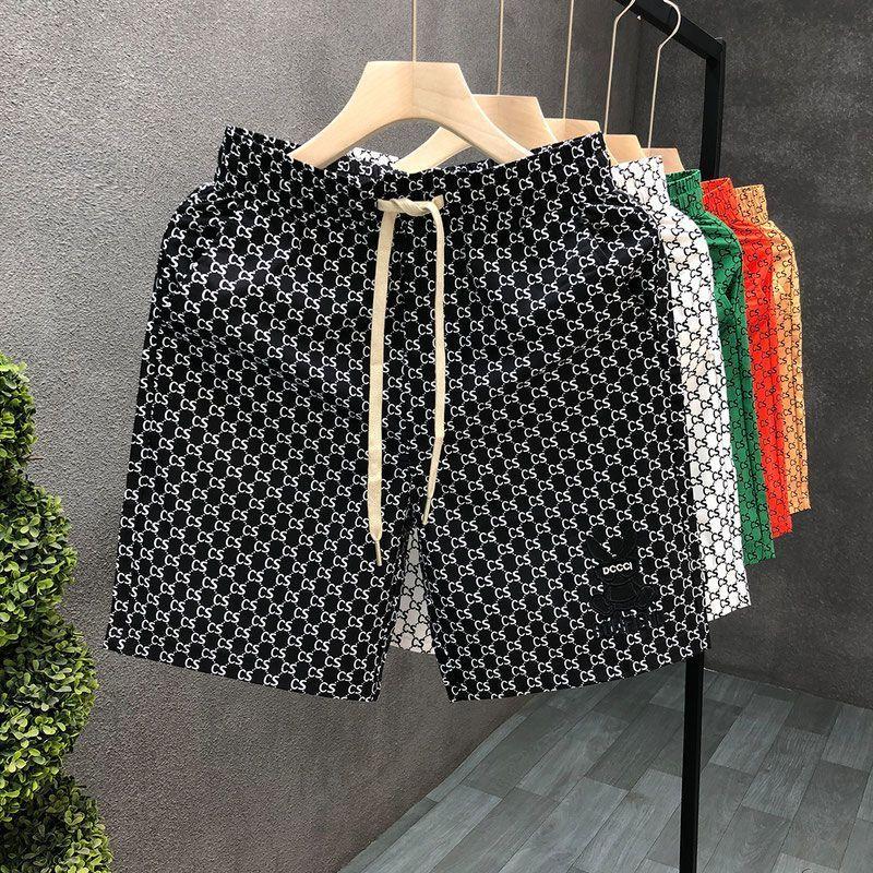 High Quality Letter Printing Shorts for Men Summer Thin Fift - TikTok ...