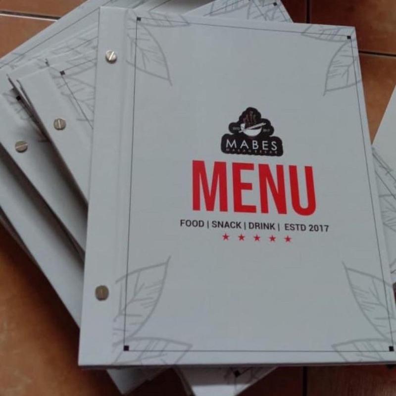 Cover buku menu restoran tebal 3 mili - Shop | Tokopedia