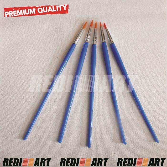 Kuas Lukis Satuan FLAT-ROUND Brush Cat - Shop | Tokopedia