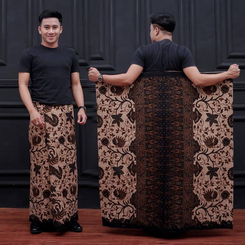 SARUNG BATIK MOTIF AYAM CEMANI COKLAT - Shop | Tokopedia