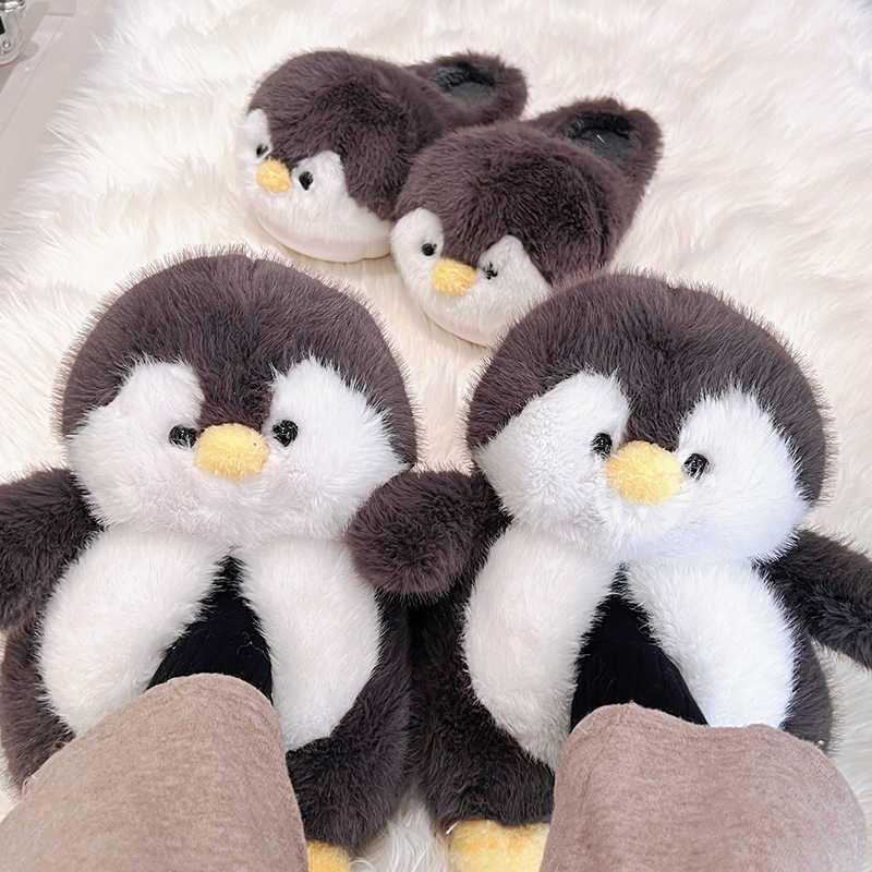 Dép Nhung Mùa Đông, Thiết Kế Chim Cánh Cụt Nhỏ Dễ Thương, Dành - TikTok ...