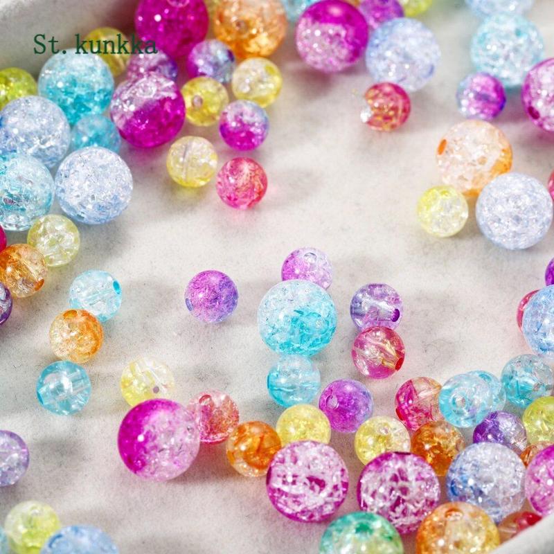 St.kunkka 50Pcs 8/10/12mm Popcorn Beads Beaded Necklace Bracelet ...
