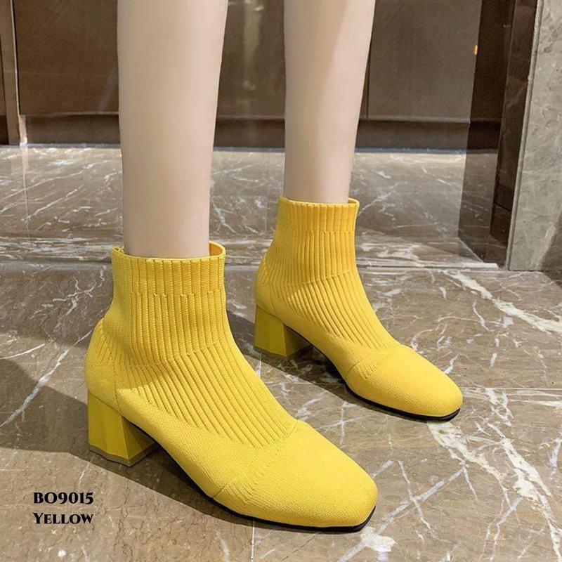 Topshoes Boots Sepatu Sandal Wanita Tinggi 5.5cm warna Black Beige ...