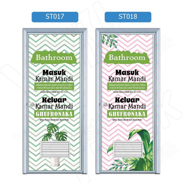 Stiker Pintu WC (Kamar Mandi) Sticker - Shop | Tokopedia