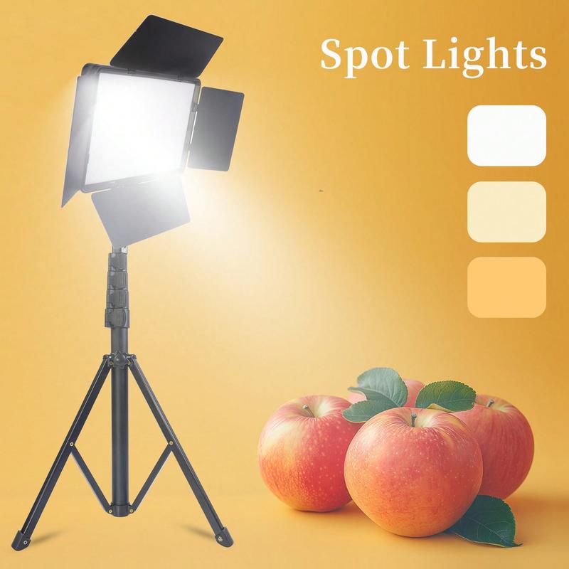 Professional LED Studio Spotlight with Adjustable Tripod, Portable ...