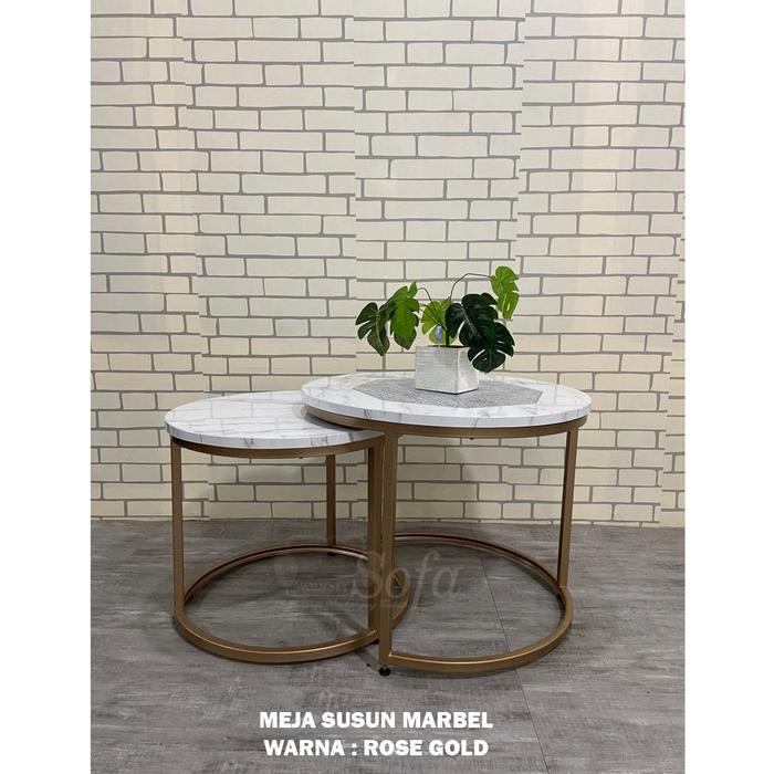 Promo Meja Susun Marbel Modesty - Kota Depok - Modesty Showroom | Tokopedia