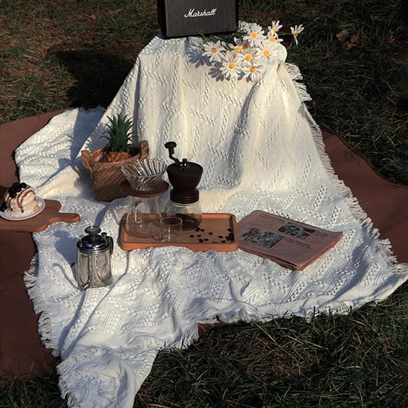 Nordic outdoor sofa picnic blanket - TikTok Shop Philippines