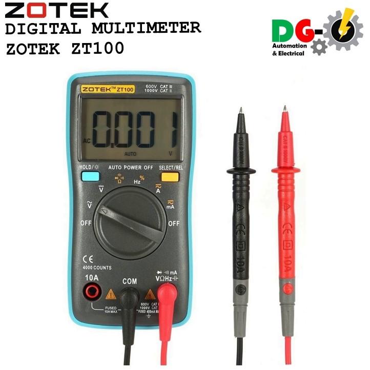 DIGITAL MULTIMETER DIGITAL AVOMETER ZOTEK ZT-100 - Shop | Tokopedia