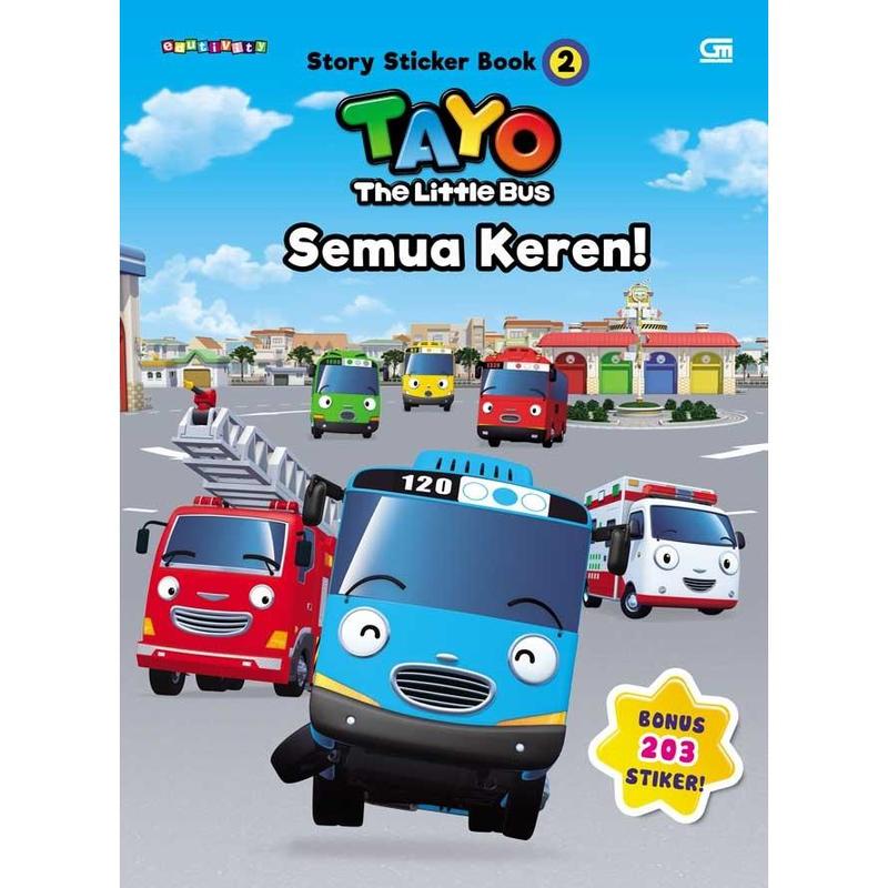 Tayo the Sticker Bus 2: Tayo The Little Bus: Semua Keren! blue - Shop ...