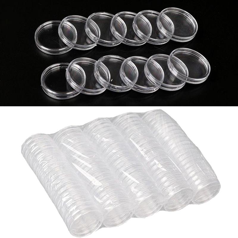100Pcs Rimless Coin Capsules 39mm Can Fit 1 Oz Silver Britannia ...