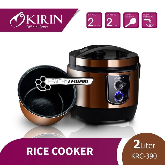 KIRIN Rice Cooker Ceramic 2 Liter KRC-390 - Shop | Tokopedia