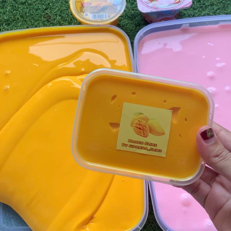Mango Pudding Slime 200gr - Shop | Tokopedia