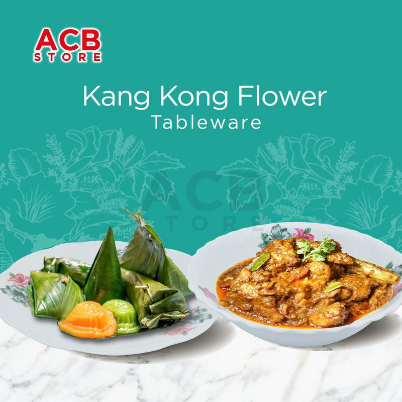[READY STOCK] Vintage Kang Kong Flower Bowl and Plate | Pinggan ...