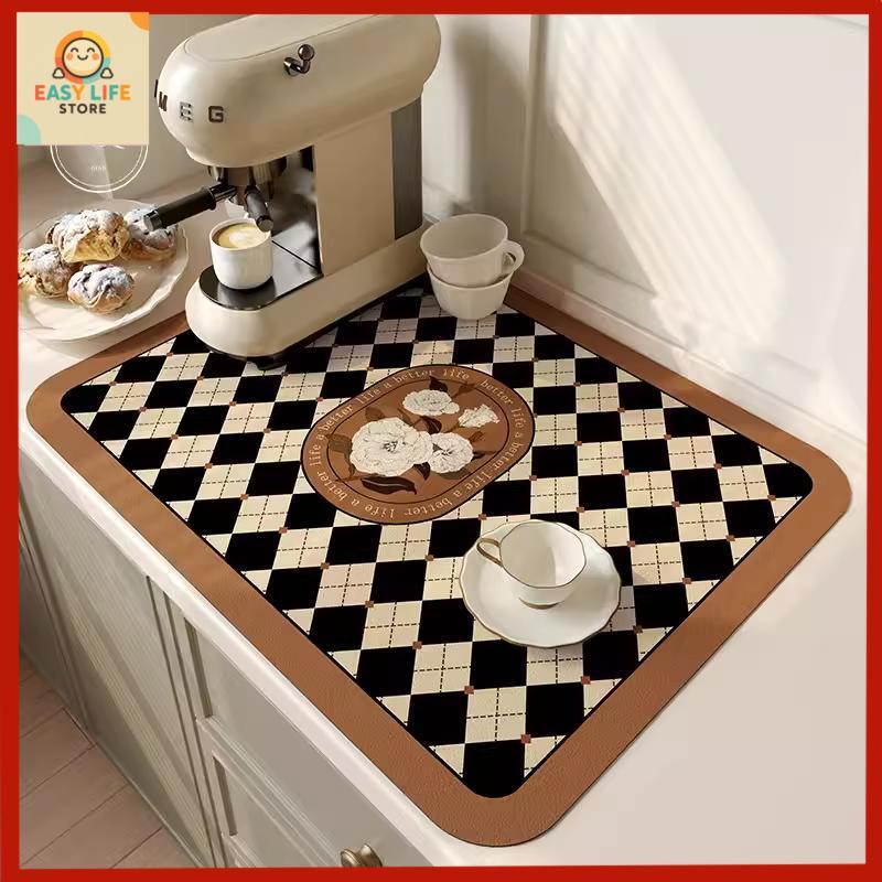 COD Fast Dry Kitchen Countertop Mat Table Mat Sink Mat Sink Absorbent ...
