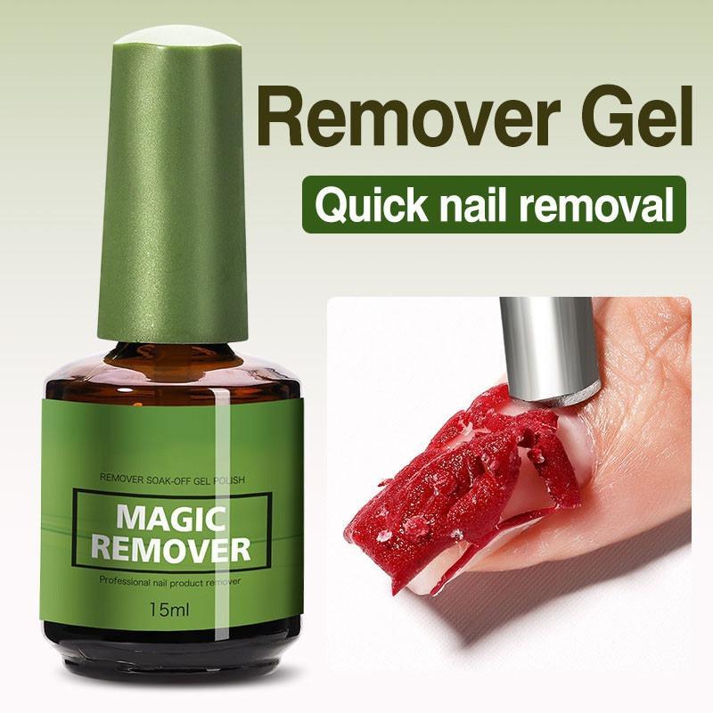 Qiuck Magic Remover Gel Burst Gel Soak Off Gel Nail Polish Remover ...
