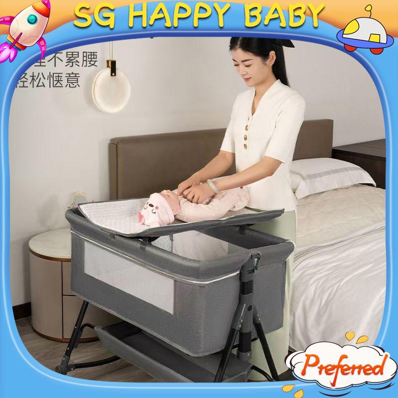 【SG Happy Baby】[baby crib]Multifunctional foldable baby crib - TikTok ...