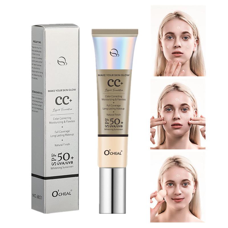 Concealer CC Cream Liquid Foundation Base Cream Moisturizing - TikTok ...
