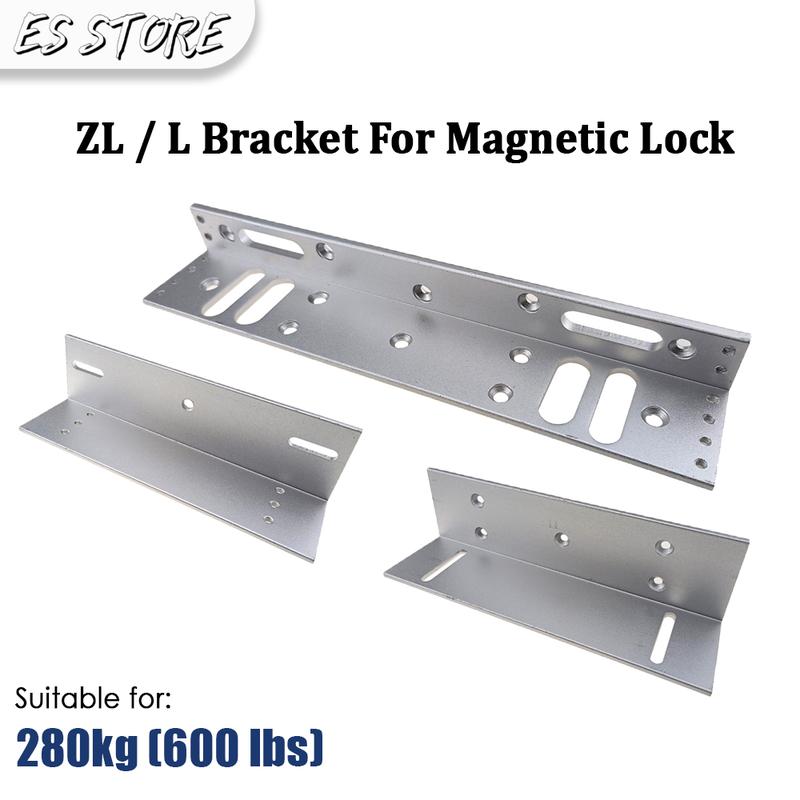 Electric Magnetic Lock 280kg Holding Force Z L Bracket Secur - TikTok ...