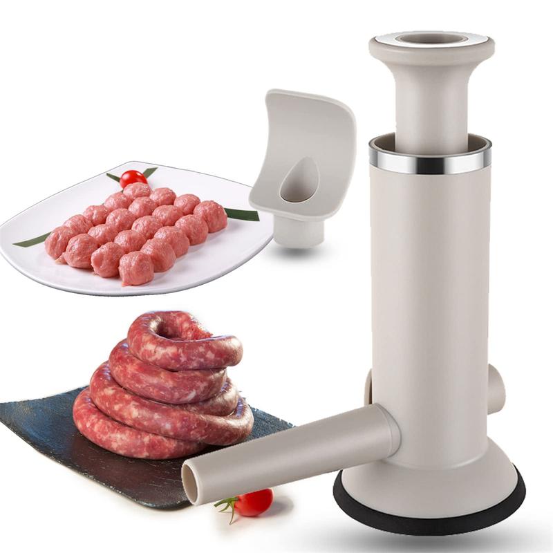 2 in 1 Vertical Sausage Maker Machine Sausages Making Kit Manual ...