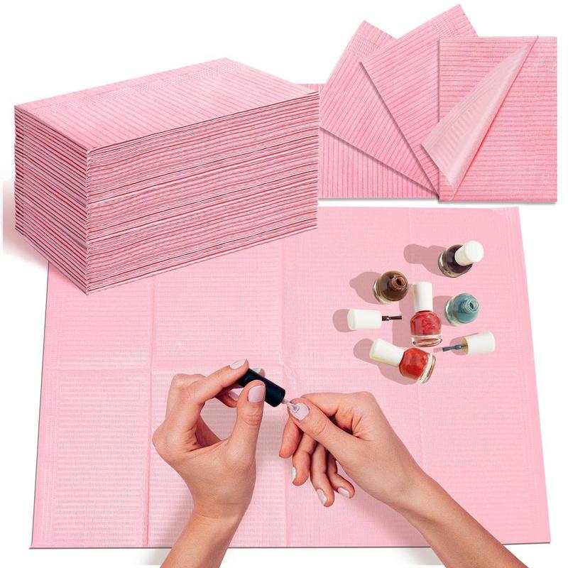 mrobioxi- Disposable Nail Art Table Towel Nail Polish Protection ...