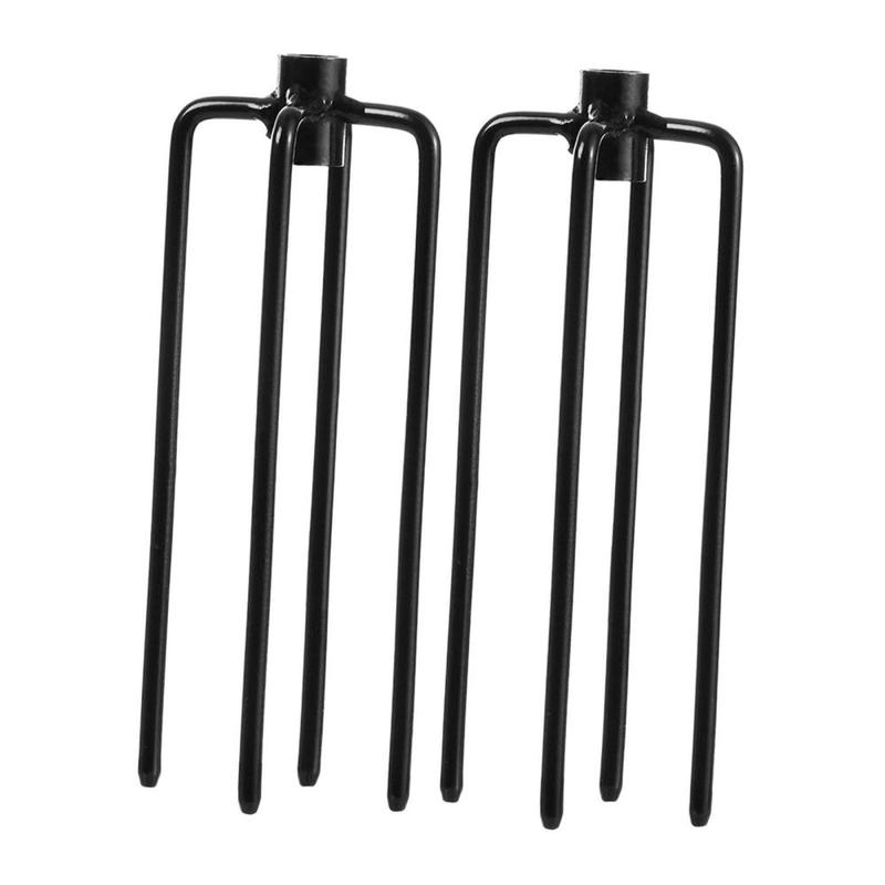 2Pcs LED Grow Lamp Light Bracket Base Stakes Garden Tool Versatile ...