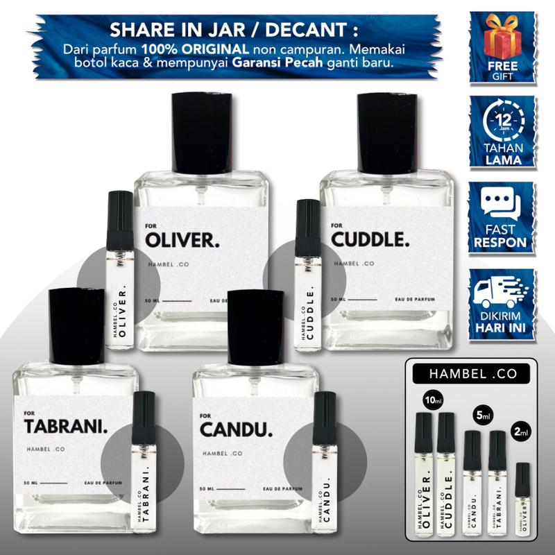 HAMBEL CO PARFUME SHARE IN JAR (DECANT) Travel Size 2/5/10ML Hambel ...