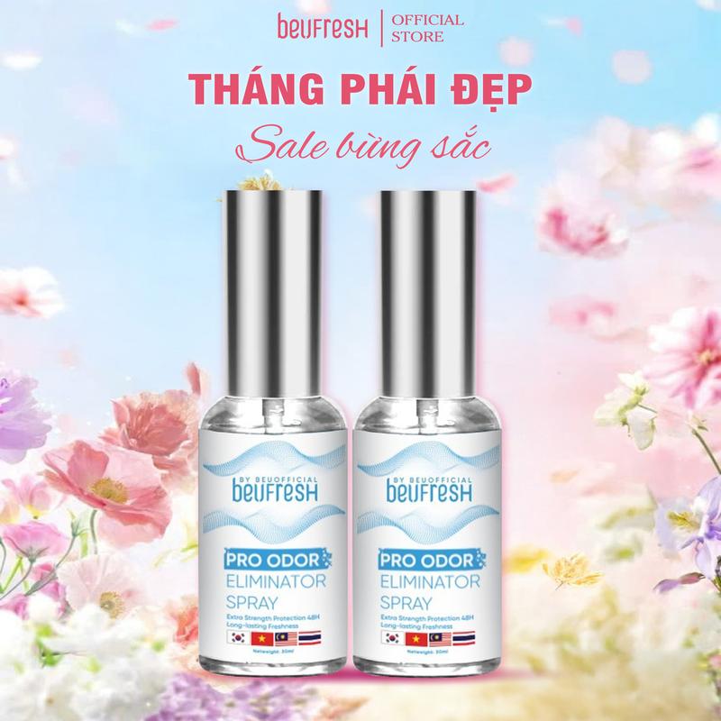Combo 2 BEUFRESH PRO Xịt Khử Mùi Toàn Thân Cho Nam Nữ, Cảm Giác ...