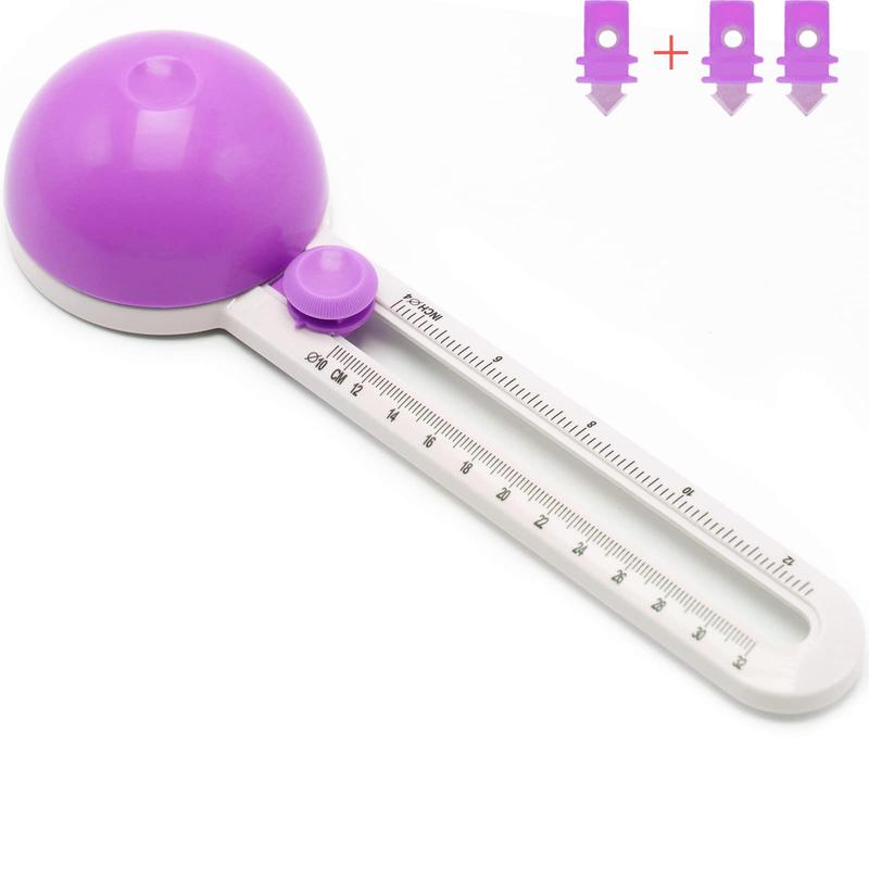 Circle Cutter, 1 Count Adjustable Paper Cutter with 3 Blades - TikTok Shop