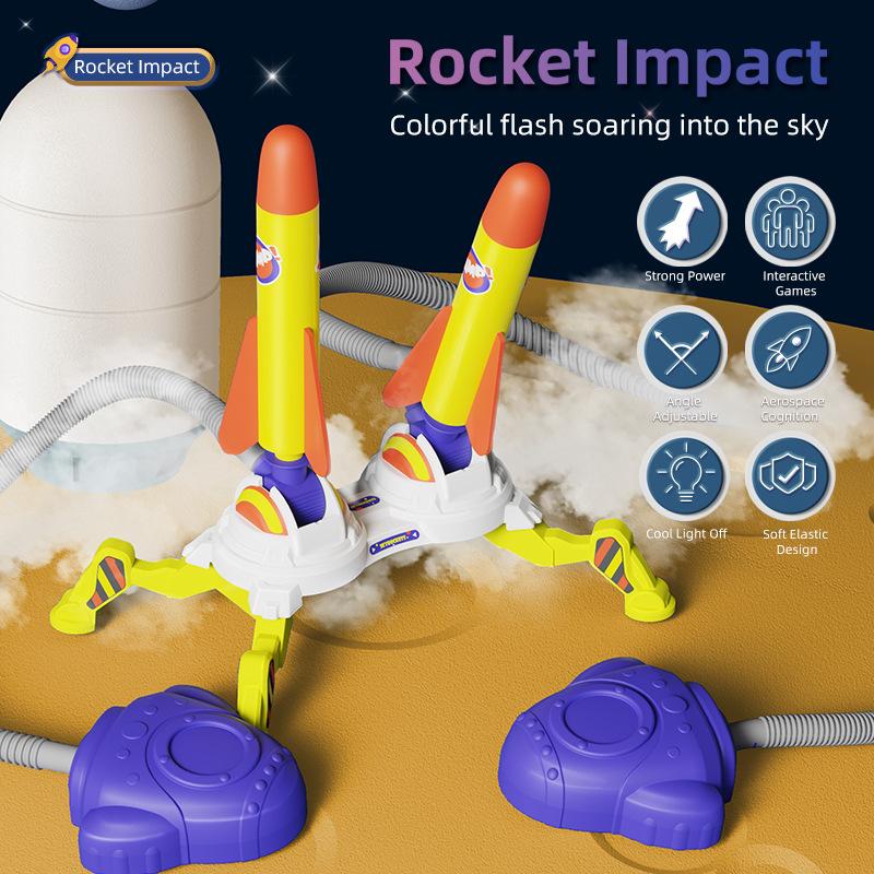 Soaring Rocket Foot Launcher Outdoor Children's Toy - TikTok Shop Singapore