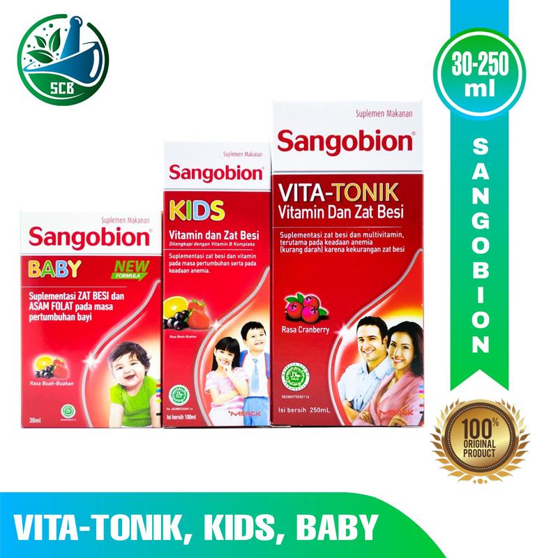 Sangobion Syrup - Sirup Vitamin Suplemen Zat Besi - Shop | Tokopedia