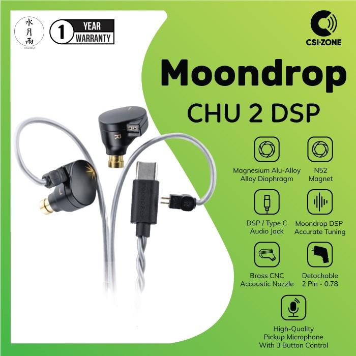 Moondrop CHU 2 DSP In Ear Monitor Earphone With Mic & Type-C - Shop ...