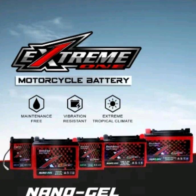 Extreme One NANO GEL BATTERY FOR YTX125/ TMX SUPREMO MOTORCYCLE ...