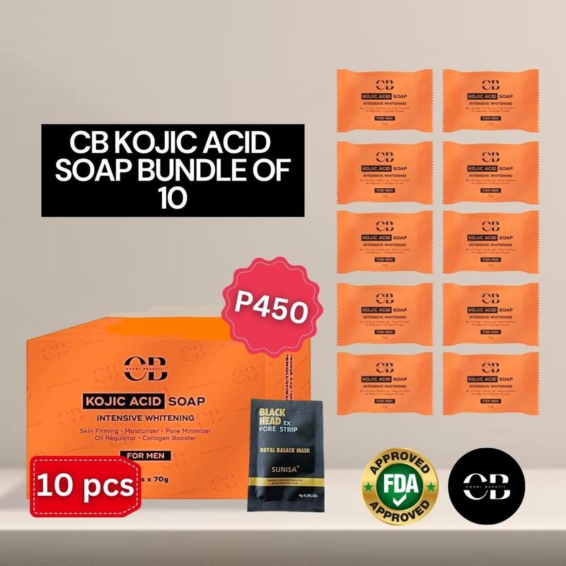 BUNDLE OF 10 CB KOJIC ACID SOAP INTENSIVE WHITENING - TikTok Shop Philippines